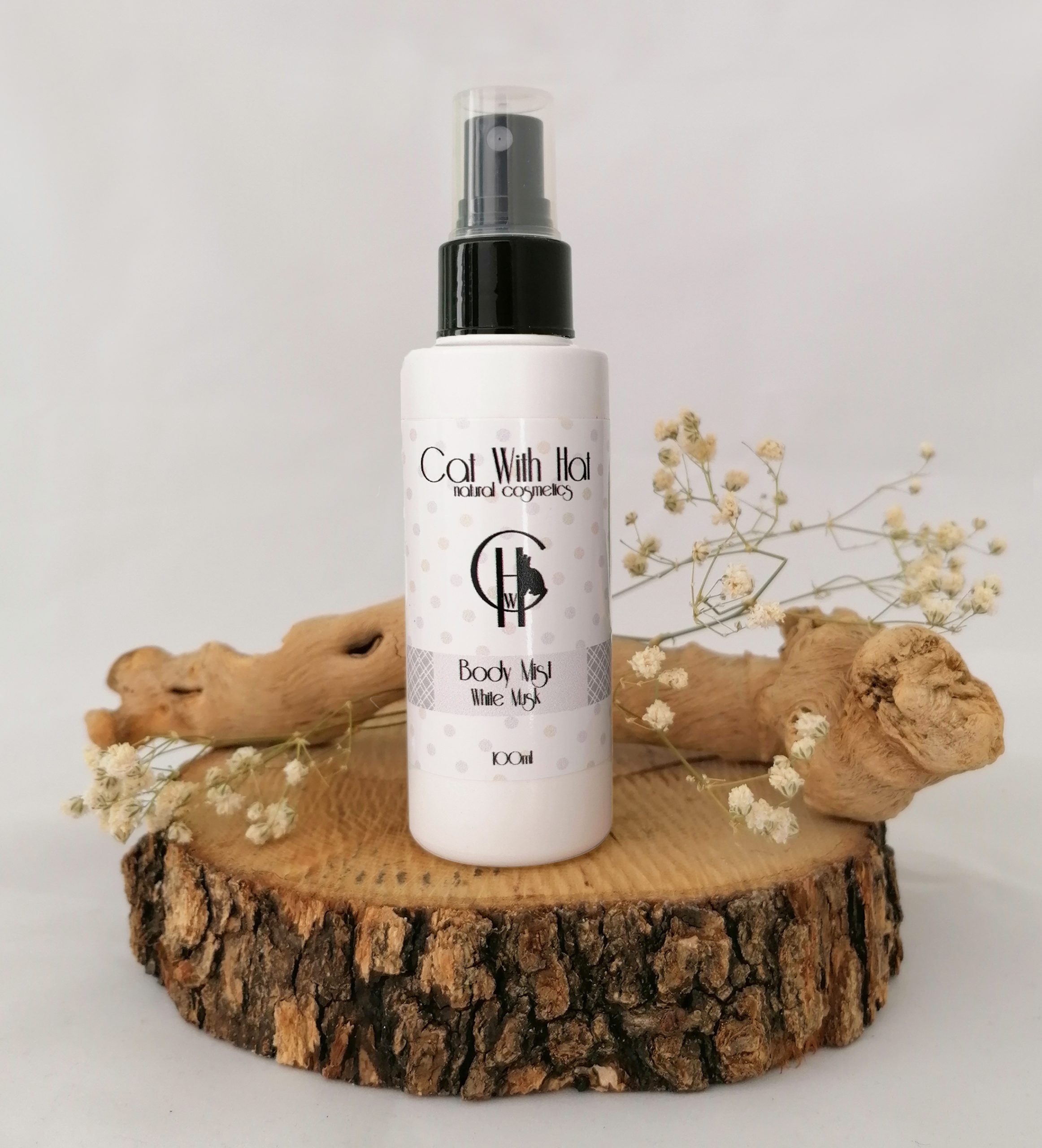 Body Mist (White Musk) - Cat with Hat